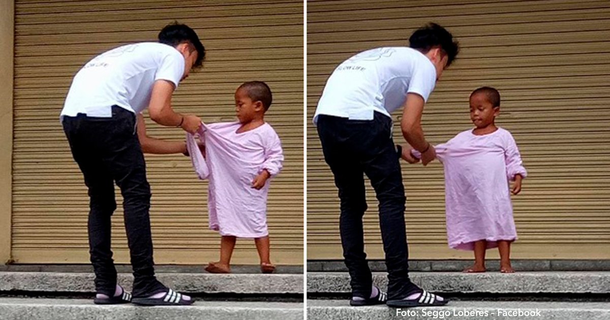 Encontraron A Un Pequeño Niño Desnudo En La Calle Y Su Gesto De Bondad Fue Increíble Va A
