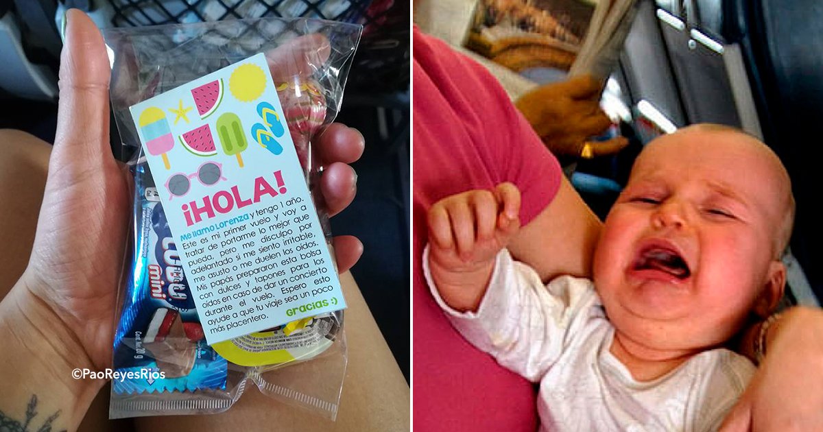 Sabían que su bebé lloraría en el avión por lo tanto le hicieron un ... Sabían que su bebé lloraría en el avión por lo tanto le hicieron un ...
