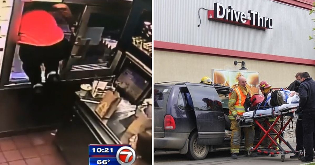 Mcdonalds Employee Jumps Out Of Drive Thru Window To Save Florida Cop