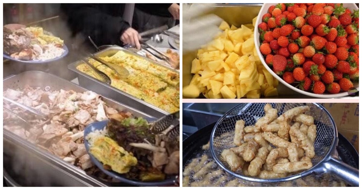 고기 과일 빵 등 퀄리티 미치는 이 뷔페의 가격은 단돈 2700원입니다 영상좌표 Newsnack