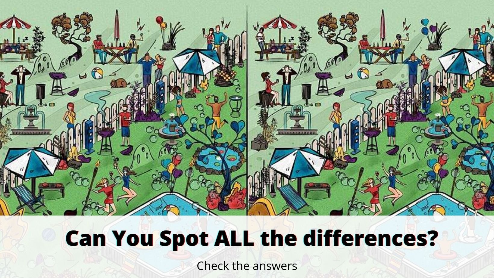 Can You Spot All Eight Differences In This Party Image Small Joys
