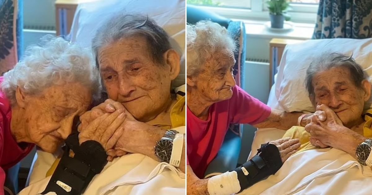 Tear Jerking Moment Husband And Wife Of 66 Years Break Into Tears As